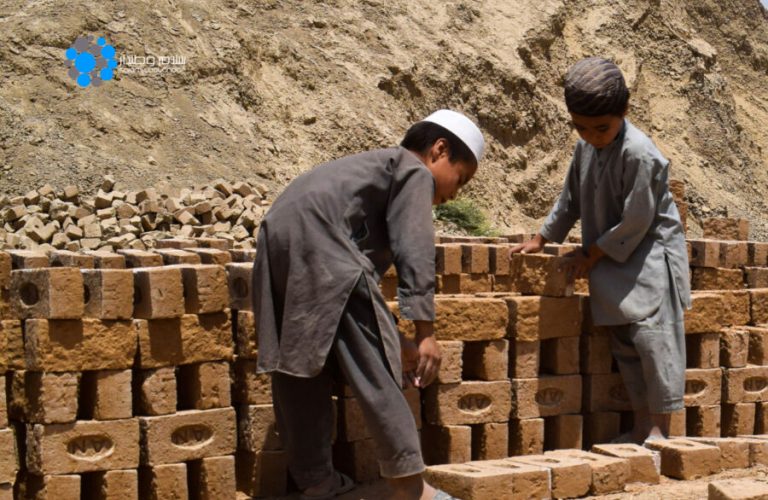 Children grappling with backbreaking labor in brick kilns - Salam Watandar