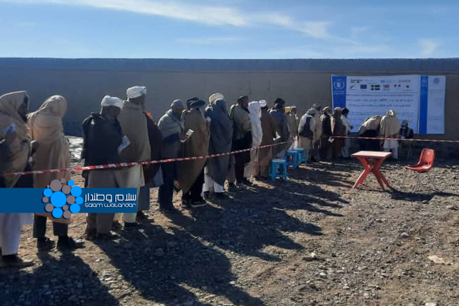 میدان‌وردګ او زابل کې پر څه باندې ۴۰۰۰بې‌وزلو کورنیو خوراکي توکي وېشل ...